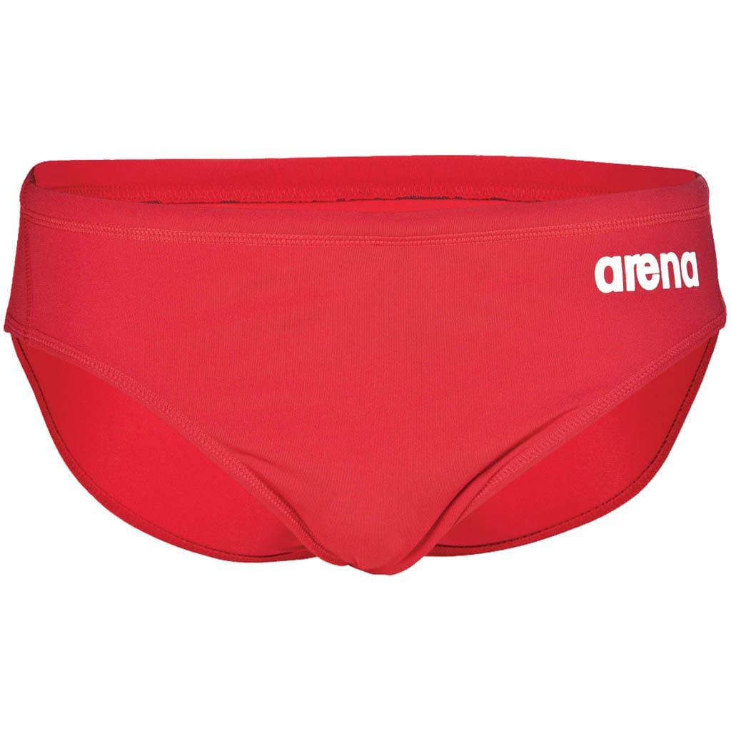 Arena Team Swim Briefs Solid Red-White | Pope