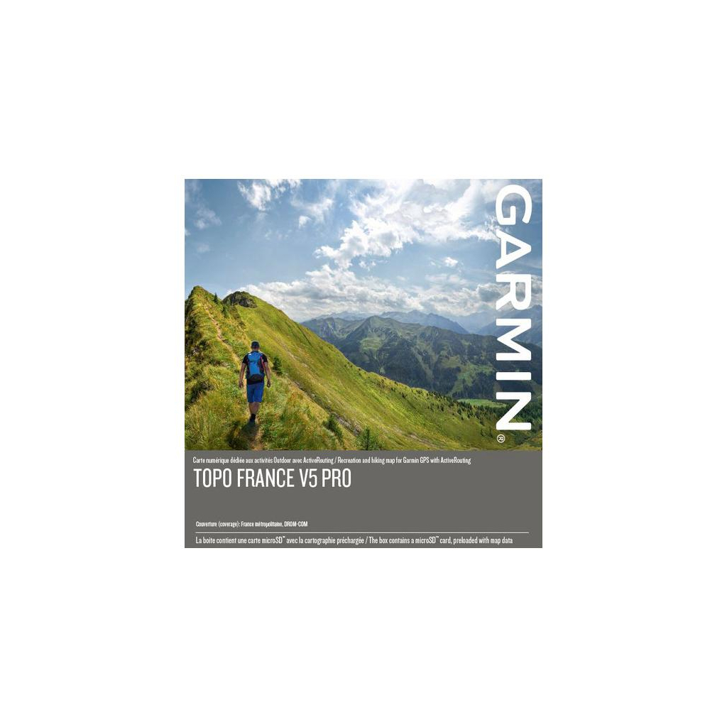 GPS hiking map topo france v5 pro, whole france drom-com garmin