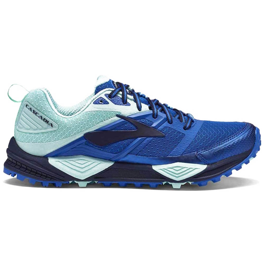 Brooks running Cascadia 12 Bleu. Turquoise. Noir | Lepape