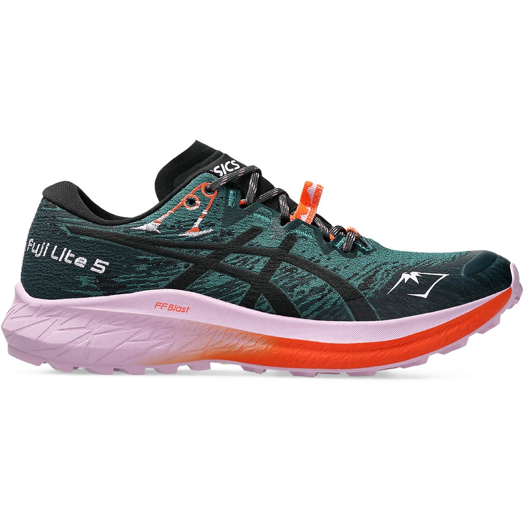 Asics Fuji Lite 5 RAINY LAKE/BLACK | LEPAPE