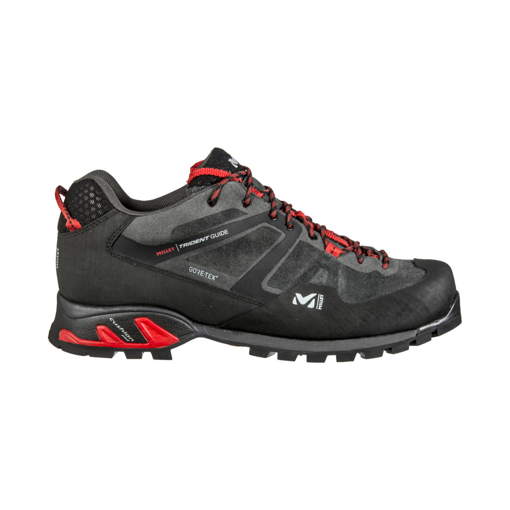 Millet trient guie gore-tex black and red: approach shoes for men
