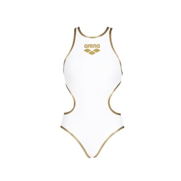 Arena One Biglogo One Piece White-Gold_R | Lepape