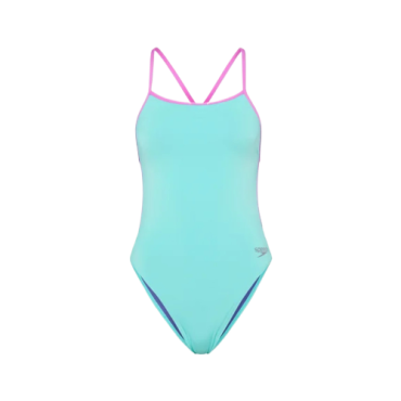 Maillot de bain Eco+ Solid Vback-Blue/Pink-Speedo | Lepape