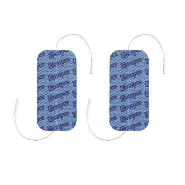 Compex Performance Wire Electrodes 50x89mm (2 per bag) Blue | Lepape
