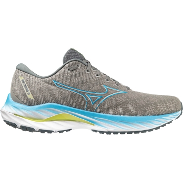Mizuno Wave Inspire 19 Ghost Gray.Jet Blue.Bolt 2 (Neon) | Lepape