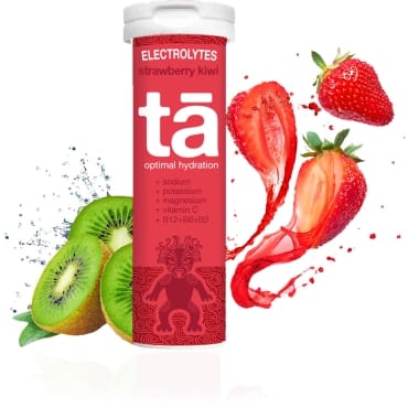 Ta Energy Electrolytes Hydration Tabs - Strawberry Kiwi 12 Lozenges | Pope