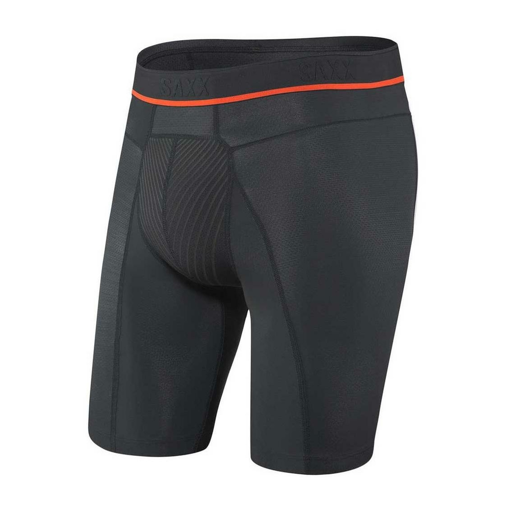 Saxx Hyperdrive Long Leg Noir. Orange | Lepape