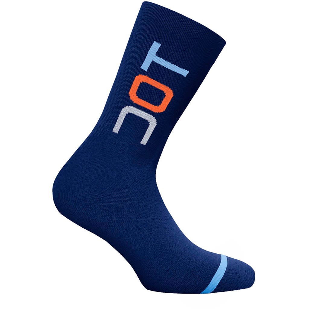 Dotout Logo sock bleu : Chaussettes pou vélo de route modèle homme | LEPAPE