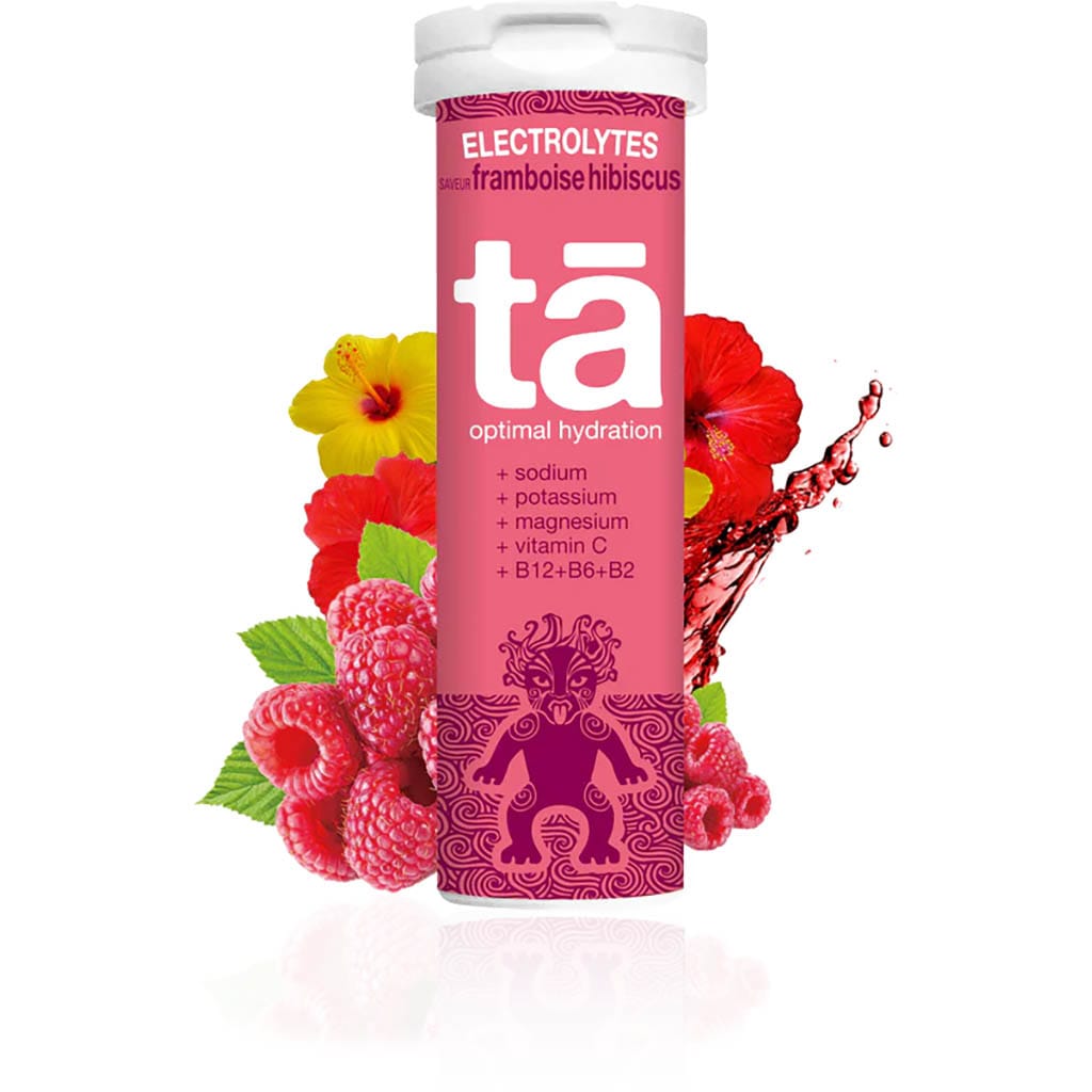 Ta Energy Electrolytes Hydration Tabs - Raspberry Hibiscus 12 Lozenges ...
