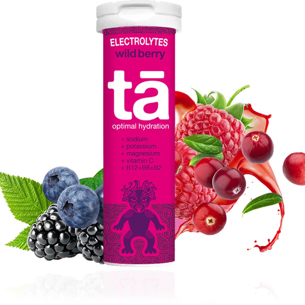 Ta Energy Electrolytes Hydration Tabs - Wild Berries 12 Lozenges | Pope